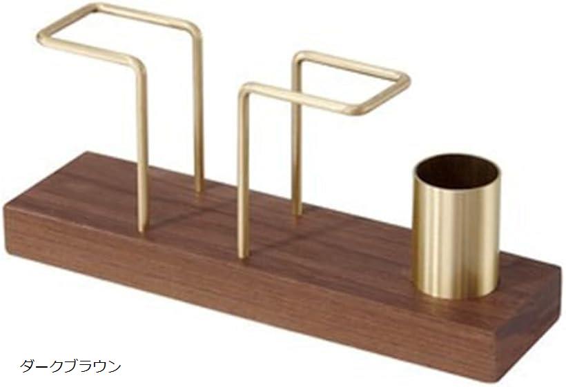 「様々な場所に合うシンプルなデザイン」こちらは木製のナプキン立てと楊枝入れです。美しい木目と金属の輝きが調和し、落ち着いた雰囲気を醸し出します。シンプルなデザインは、レストランやカフェ、喫茶店など様々なシーンにぴったり合います。「折りたたみ...