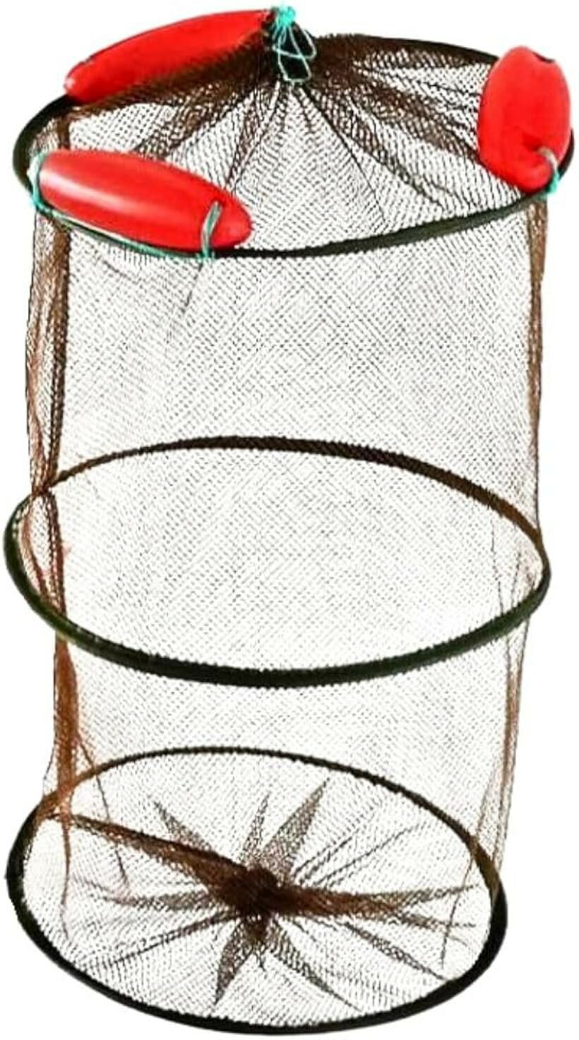 「折りたたみ式構造」コンパクトに折りたたんで収納可能で、バッグやバケツに簡単に収まります。釣行時の持ち運びに便利です。収納スペースを取らず機動力も抜群です。「厚手メッシュ素材」耐久性に優れた高密度ナイロンメッシュを採用し、破れにくく長く使え...