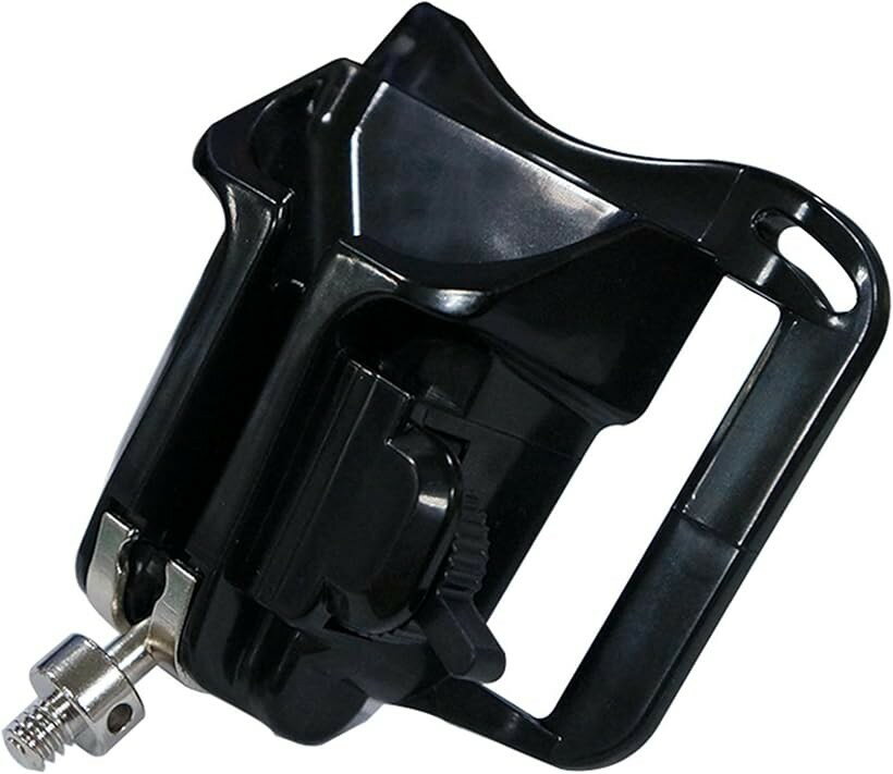 「ベルト取付カメラホルスター」ベルトを通して固定するカメラ用ホルスター。一眼からミラーレスまでストラップ不要で一瞬で着脱可能な優れものです。「ロック機構付」しゃがみ込み等での不意な脱落を防ぐロックレバー付き。操作もワンタッチで解除も簡単です...