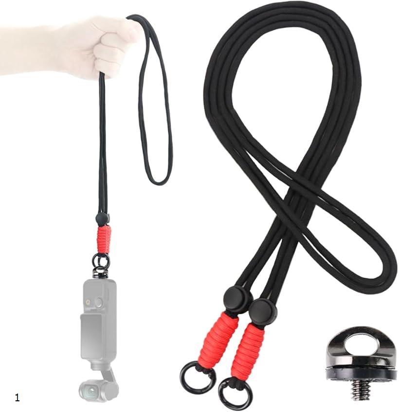 1/4ネジ式を採用しており、デジカメ・アクションカメラ・ウェアラブルカメラなどほとんどのカメラに取り付けられるネックストラップです。長めに設計されているため、首掛けと斜め掛けどちらにも対応しています。ネジパーツはO型のカラビナで引っ掛ける仕...