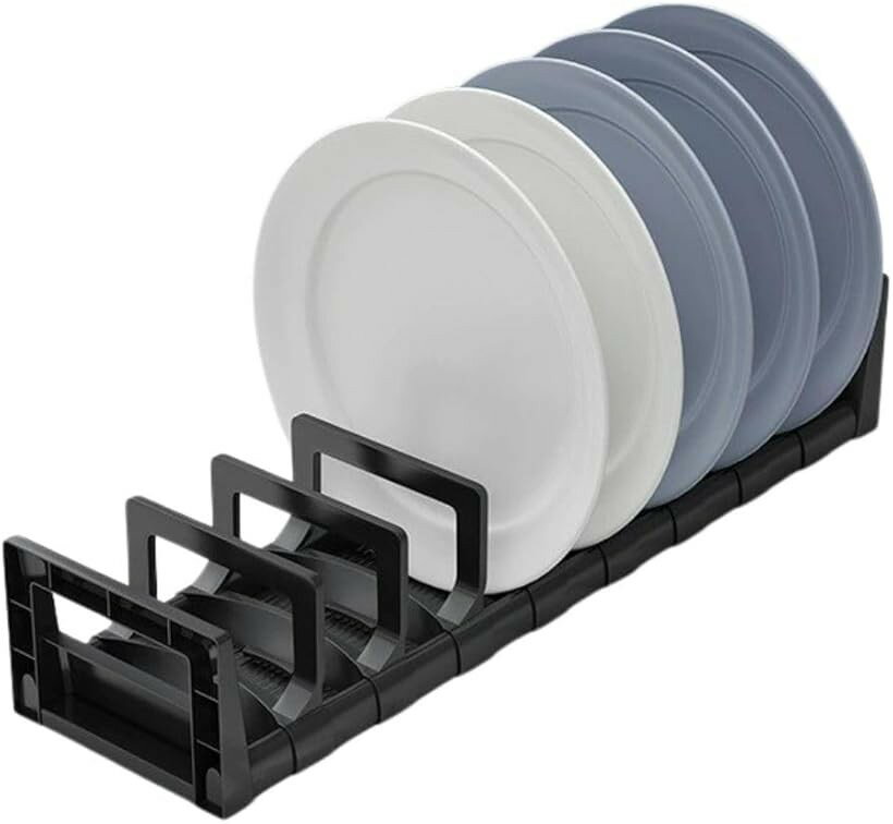 「スリムに収納」本製品ディッシュラックは単なる収納道具ではなく、大切な食器を傷つけることなく安全に保管するのに最適です。特に、限られたスペースしかない狭いキッチンでは、そのコンパクトさが大変役立ちます。スタイリッシュなデザインを備えているた...