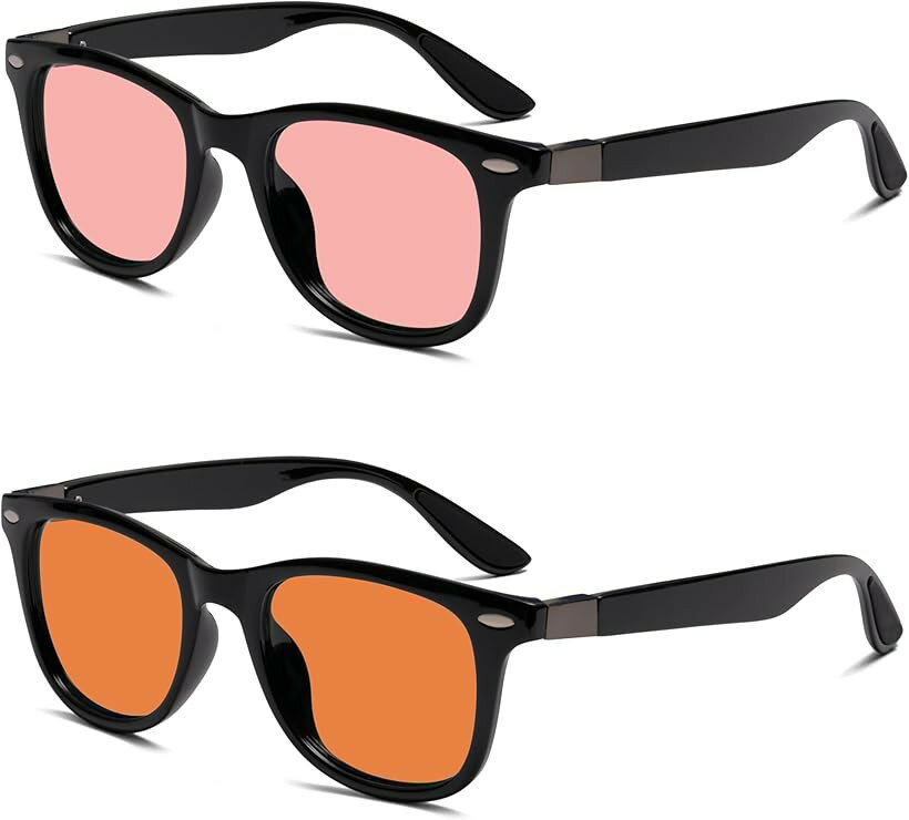 商品コード2b4rfssgsx商品名BRADDELL FL-41 ローズ ＆ FL-60 Wayfarer ブルーライトメガネ 蛍光灯 LED照明ブランドBRADDELL OPTICSカラーFl-41サイズ等Mサイズ:M Lデュアルパック ...