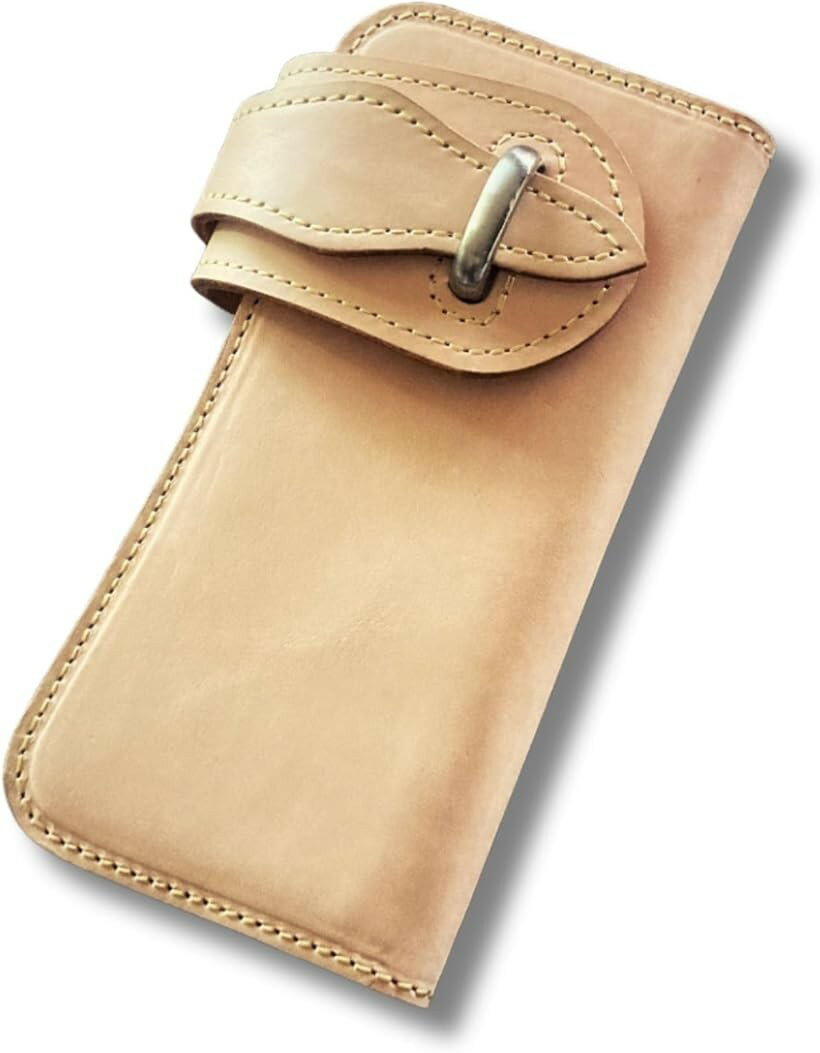 素材 外側：牛革 内側：牛革スペック カード入れx11 ファスナータイプ小銭入れx1 お札入れx1 フリースペースx2カラー 外側：ナチュラル 内側：ナチュラルサイズ詳細 縦20cmx横10cmx厚み3-4cm ＊ハンドメイドのため多少の誤...