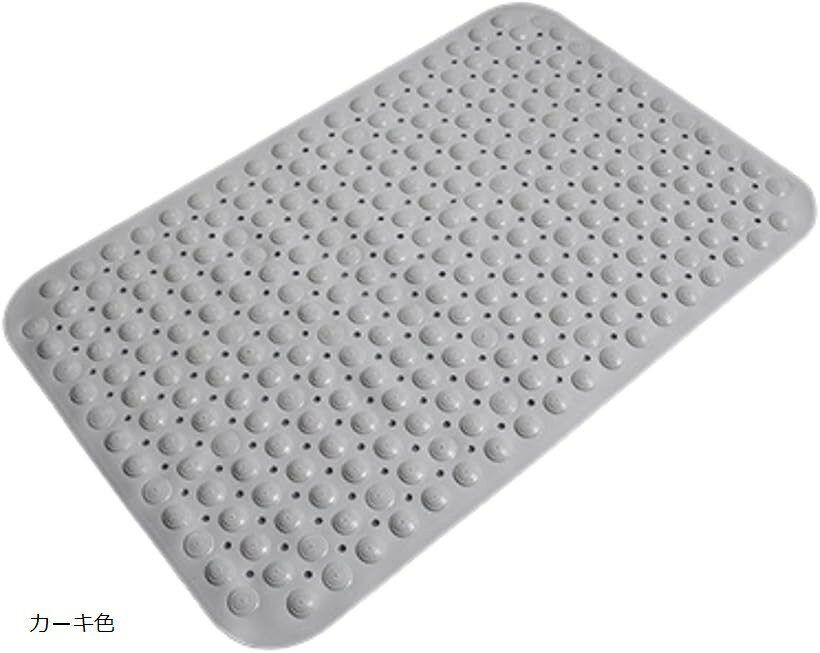 「サイズと素材」約36x70cm、厚みは2.6～7.5mmのTPE製マットで、軽くて柔らかく環境にも優しい素材を使用し、快適な乗り心地を実現しています。「滑り止め設計」表面の凸凹加工に加え、裏面に強力な吸盤を備え、浴槽底や床面にしっかり吸着...