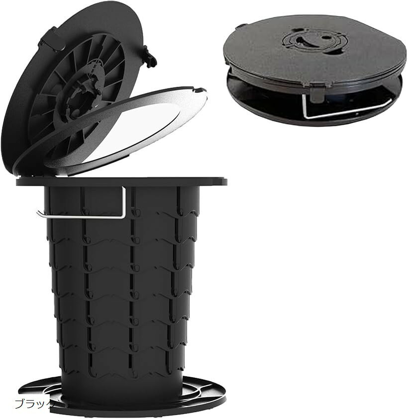 簡易トイレは、ドライブ、レジャー、地震や災害用のストックに便利な折り畳み、蓋つき、高さ調整可能な伸縮式ポータブルトイレ。引っ張るだけ、1秒で組み立て完了。開口部が広くて汚れにくい、耐荷重220キロ。使い方簡単。災害トイレ本体の両端の穴に指を...