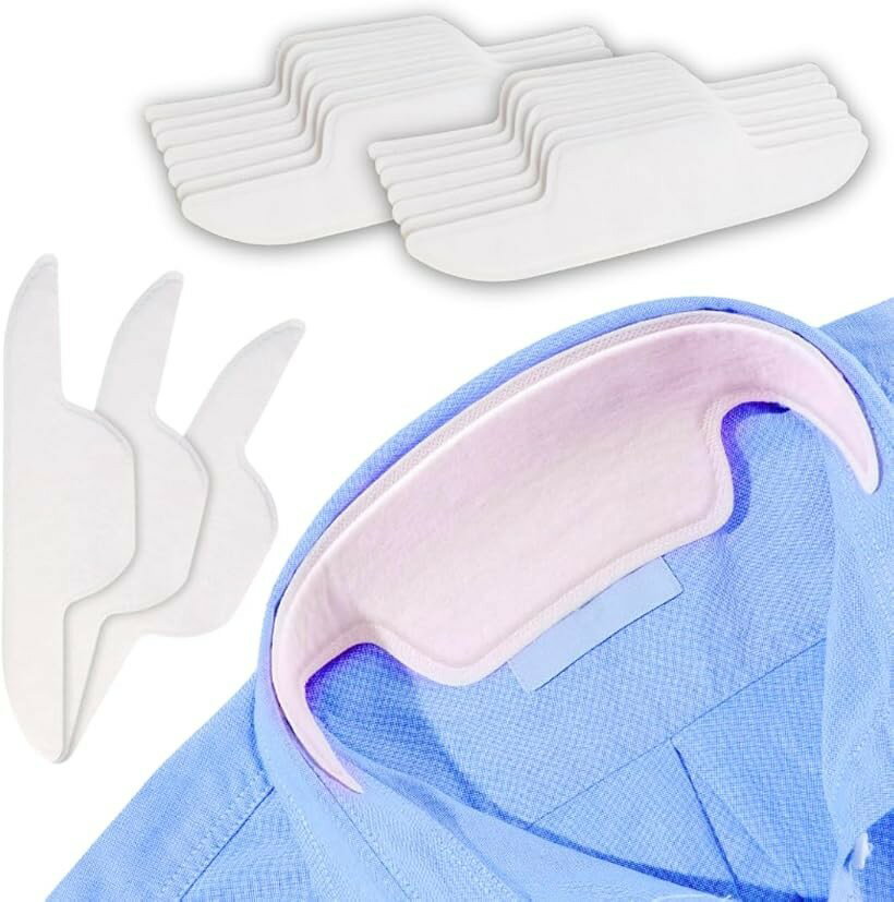 「もう襟汚れに悩まない」「お気に入りのシャツが黄ばんでしまった…」そんな経験はありませんか？この襟汚れ防止テープが、皮脂や汗による頑固な汚れを元から断ちます。襟の内側に貼るだけで汗を素早く吸収し、汗染みの付着をガード。汚れたら剥がして捨てる...