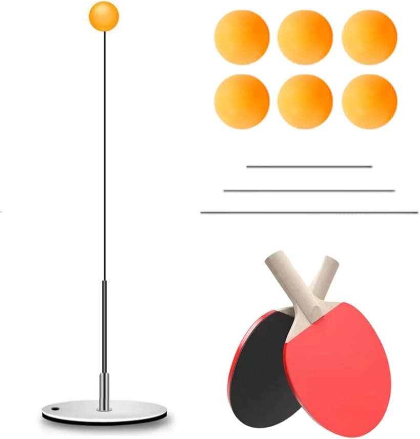 「視覚と反応を同時に鍛えるピンポントレーニング」ボールをリズムよく打ち返すことで、動体視力・反射神経・集中力を自然にトレーニングできるピンポン練習セットです。卓球台がなくても省スペースで練習できるので、自宅のリビングやオフィスでも気軽に設置...