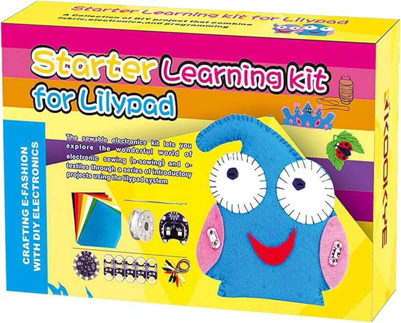 バリエーションコード : 2b8y596kcg商品コード2b8y59p1il商品名互換品 LilyPad 学習玩具 電子ソーイングセット 洋服に縫い付けられるArduino STEAM 知育おもちゃ 電子工学 USB 基礎 エレクトロニクス...