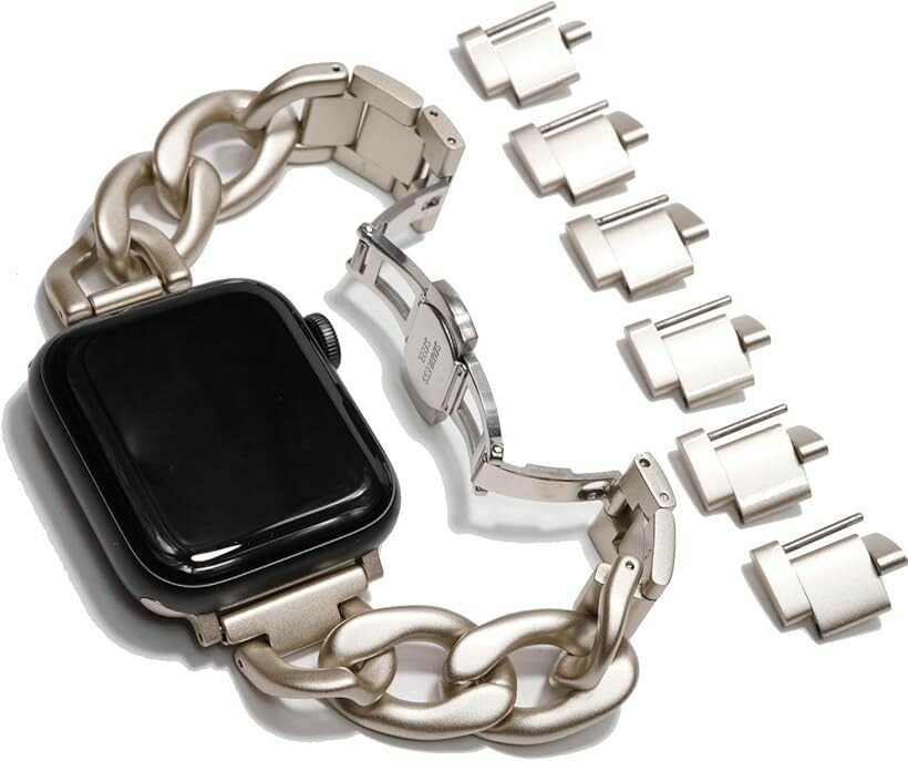 バリエーションコード : 2b9rs8h3qj商品コード2bjo3witr8商品名Apple watch チェーンバンド バタフライバックル おしゃれ アップルウォッチ 時計 バンド ステンレス/シルバー レディース メンズ ギフト プレゼ...