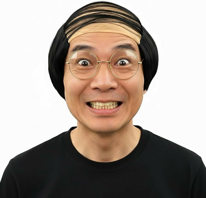 バリエーションコード : 2bul11xkk4商品コード2bul1u2yi5商品名バーコードハゲ かつら メガネセット おもしろ コスプレ 宴会 ジョーク グッズ 被り物ブランドSilver ＆ Styleカラーバーコードハゲ「爆笑必至の定...