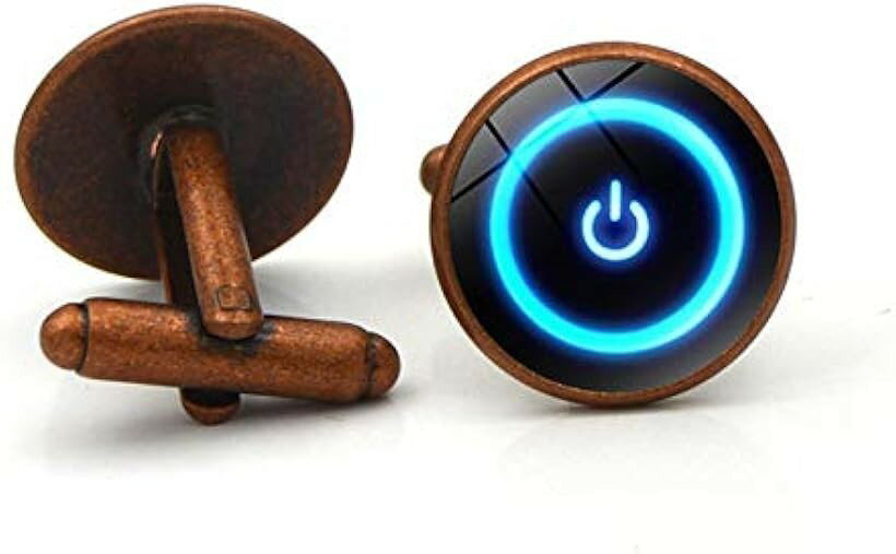 バリエーションコード : 2b8vccj9uv商品コード2b8vuoivtk商品名Power 電源ボタン パワー ボタン 発光 デザイン 袖 カフス ボタン セット カフスリンク スーツ Yシャツ 袖口 CopperブランドMEL(メル)カ...