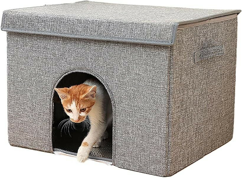 バリエーションコード : 2buii9ry4i商品コード2buiir2okx商品名ペットハウス 折りたたみ 猫ハウス 冷感シーツ 保冷シート 冷えマット 保冷剤 熱中症対策 暑さ対策 室内 犬小屋 ペット用品ブランドCAWKAYカラーグレー...
