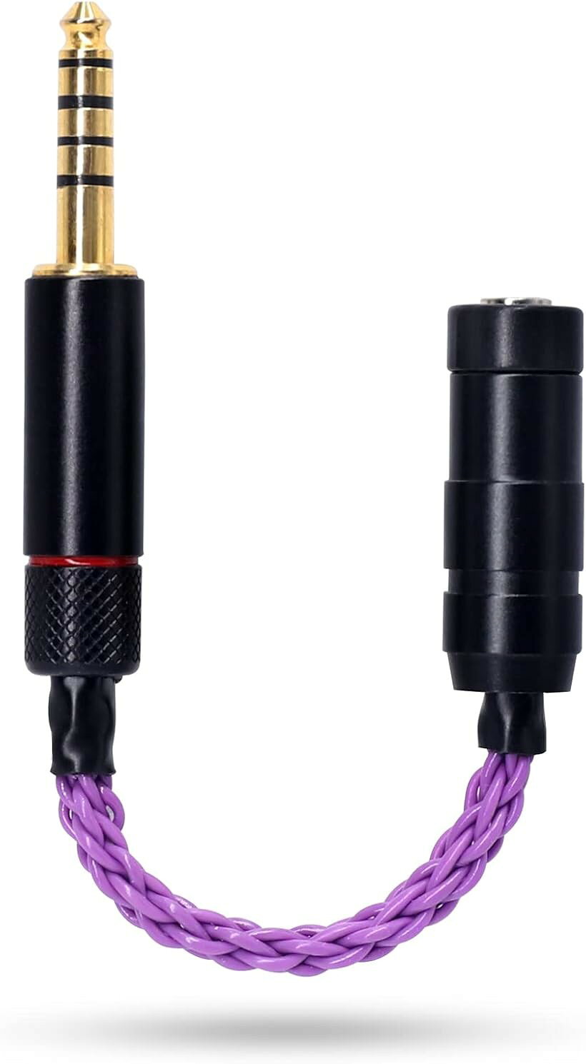 バリエーションコード : 2b4xnf9v68商品コード2b83g1d6dt商品名変換ケーブル バランス接続ケーブル ジャック 変換 4.4mm 五極 オス＞ 2.5mm 四極 メス8芯 10cmブランドokcscカラー4.4mm五極（オス...