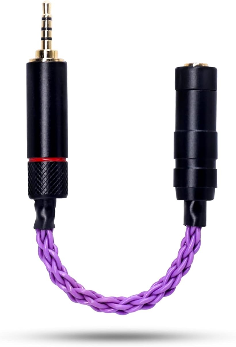 バリエーションコード : 2b4xnf9v68商品コード2b83gcdgip商品名変換ケーブル バランス接続ケーブル ジャック 変換 2.5mm 四極 オス＞ 3.5mm 三極 メス8芯 10cmブランドokcscカラー2.5mm四極（オス...