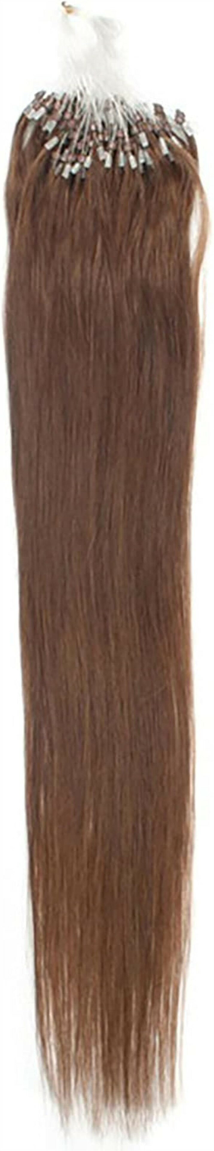 バリエーションコード : 2b66hctu0w商品コード2b66hl38f1商品名人毛 ring loop hair チップエクステ レミーエクステ カラー ウィッグ エクステンション 50本 16inch 6#ブランドALISYカラー6#...