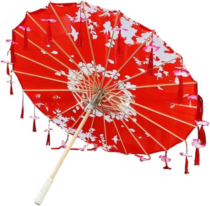 バリエーションコード : 2brs93693j商品コード2brs9x31is商品名和傘 工芸 タッセル付き 撮影用 小道具 コスプレ ダンスブランドCOZENTA「職人による手作り工芸」 天然の竹骨を使用し、一本一本丁寧に手作業で仕上げた和...