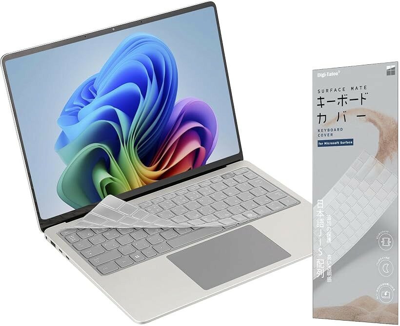バリエーションコード : 2buook0fw9商品コード2b6tujg52q商品名2025 マイクロソフト Surface Laptop 13インチ 対応 キーボードカバー JIS日本語配列 透明TPU 極薄0.18mmブランドDigi-T...
