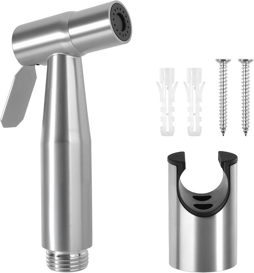 商品コード2br083wn0x商品名シャワーヘッド 高水圧 洗浄セットトイレ用 便器内 洗浄 ノズル304ステンレス鋼加圧式ハンドヘルドビデットスプレー 掃除 手持ち シャワー 多機能 消臭 抗菌ブランドGOLD DEER「セット内容」トイ...
