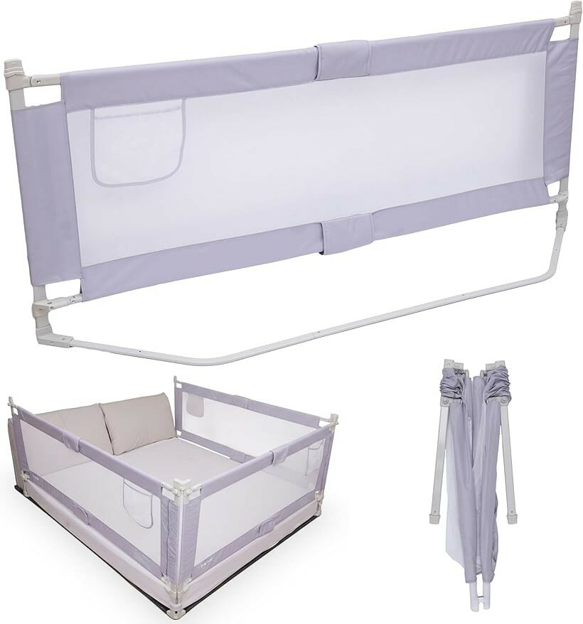 バリエーションコード : 2brqf6c4u3商品コード2brcnly536商品名Hugmuu ハグムー ベッドガード C18 折りたたみ ベッドフェンス ポケットつき ハイタイプ 転落防止 落下防止 クッション ベビーサークル 幼児用 出...