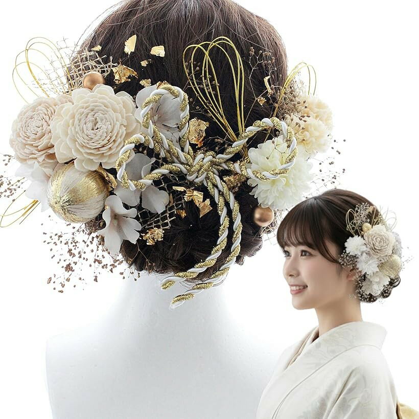バリエーションコード : 2b99p5gsyk商品コード2b4jx25kxt商品名成人式・卒業式・結婚式にぴったりのチュール髪飾り 浴衣や振袖にも映える上品なデザイン迷ったらこれ。ブランドLALALA beauty flowersカラーホワ...
