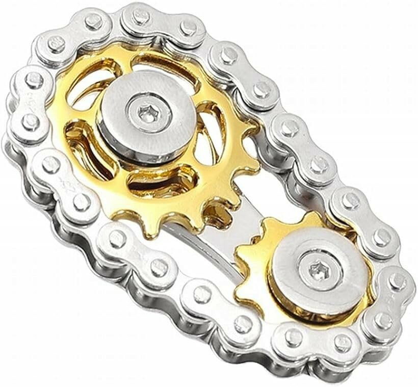 バリエーションコード : 2bu122yuv0商品コード2bu12hrluh商品名ハンドスピナー フィンガースピナー fidget Spinner バイクチェーンスピナー フィンガーギア 指先 健康 回転おもちゃ よく回るブランドAdgad...