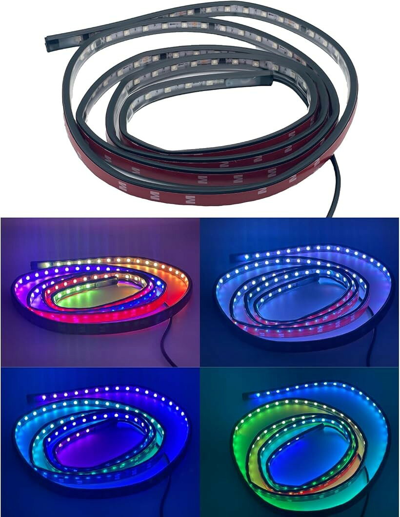 バリエーションコード : 2b9difkgs9商品コード2b9dynph93商品名互換品 LEDテープライト カー用品 流れる LEDライト イルミネーション 24v アンビエントライト シーケンシャルウインカー 汎用 2.2mブランドSE...