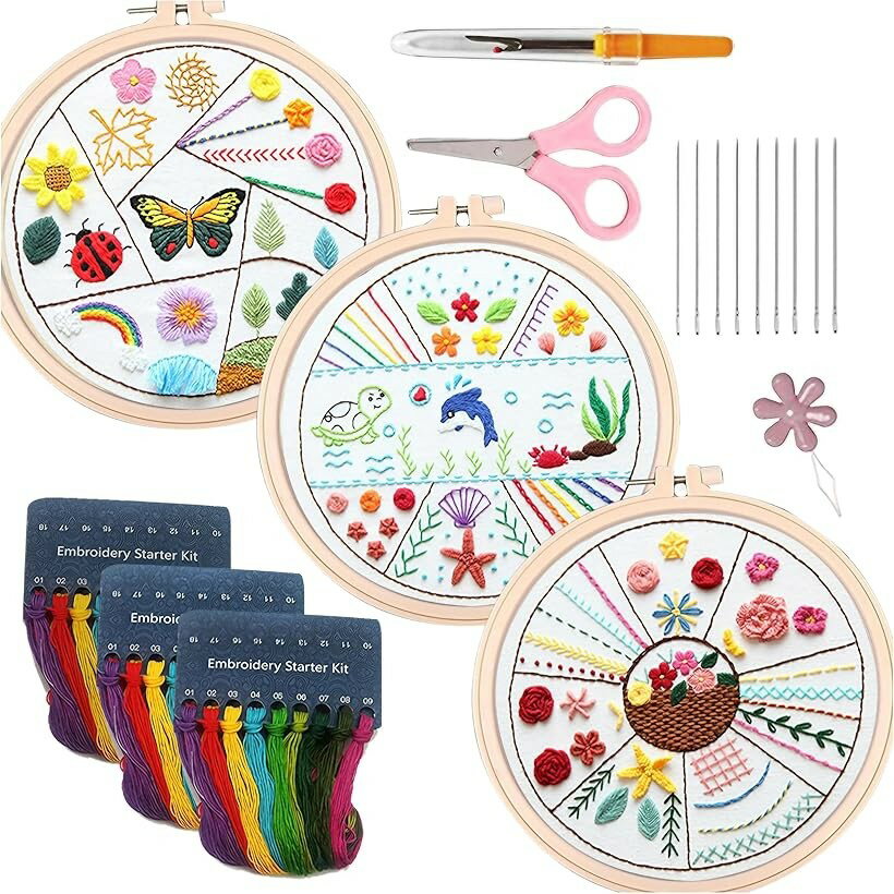 バリエーションコード : 2b932g9t9i商品コード2bjcq6rgwf商品名刺繍キット 手芸キット クロスステッチ 初心者 8点セット 入門 練習 手作り DIY 簡単ブランドEast Leafカラーマルチカラー「初心者も楽しめる」E...