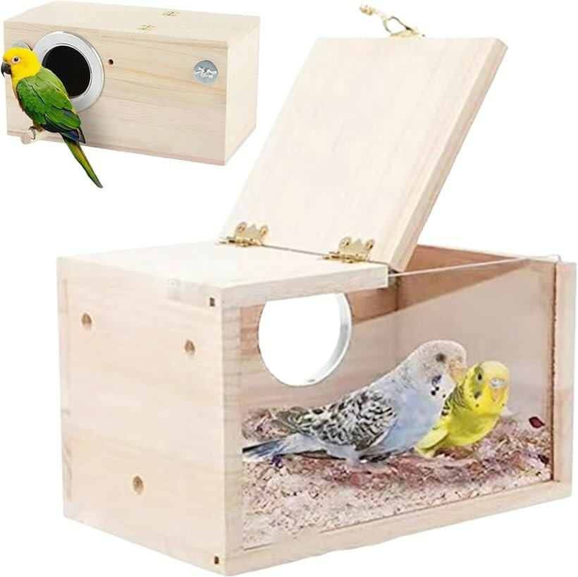 バリエーションコード : 2but0l4o38商品コード2b9ngd58dh商品名巣箱 インコ 鳥の巣 繁殖ボックス 繁殖箱 鳥かご 横式 天然木材 孵化 飼育 オウム孵化 オカメ セキセイインコ ボタンインコ コザクラインコ ハムスターブ...