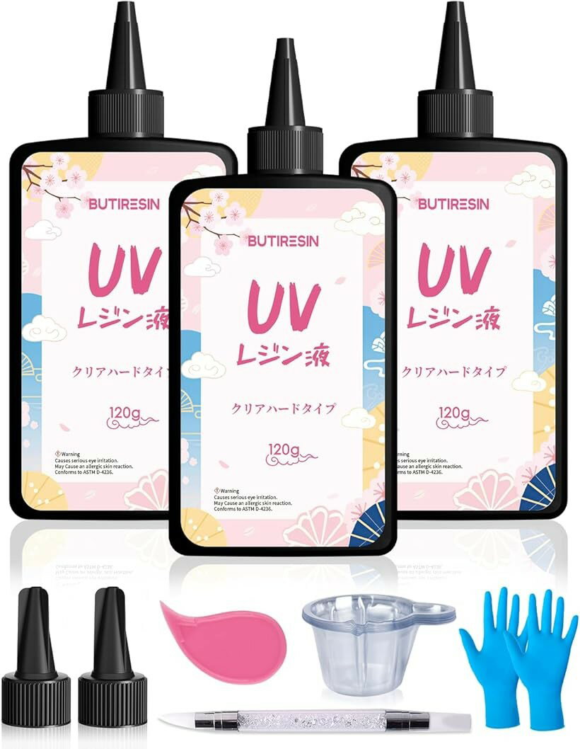 バリエーションコード : 2buv8qio8n商品コード2buk18lhhp商品名BUTIRESIN UVレジン液 360g レジン液 大容量 高い透明 急速に硬化 詰替用 クリアハードタイプ 幅広い用途とDIY 操作アクセサリが付属ブラン...