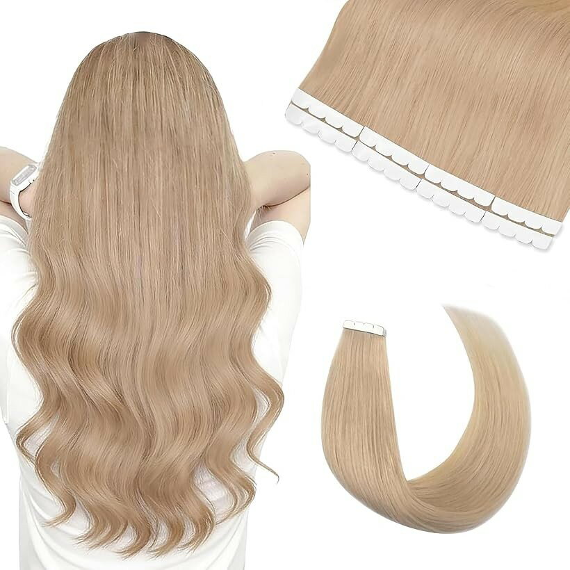 バリエーションコード : 2brv6ldp3q商品コード2brv6r3tk4商品名人毛 シールエクステ M tape hair レミーエクステ カラー ウィッグ エクステンション 10本 18# 16inch 40cmブランドXUANHEF...