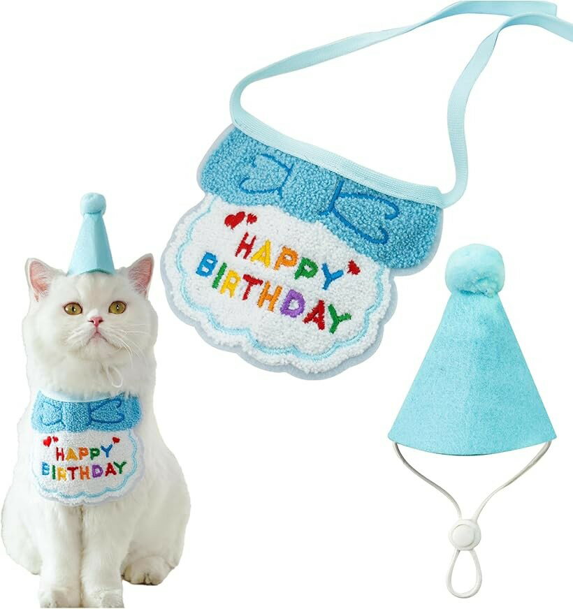 バリエーションコード : 2b98kkrrro商品コード2b98kru26d商品名ペット用帽子 誕生日 バースデー 誕生日グッズ ペット 犬 猫 バースデーグッズブランドNYANDELMOカラーブルー「記念日をより華やかに…」大切なペットの...