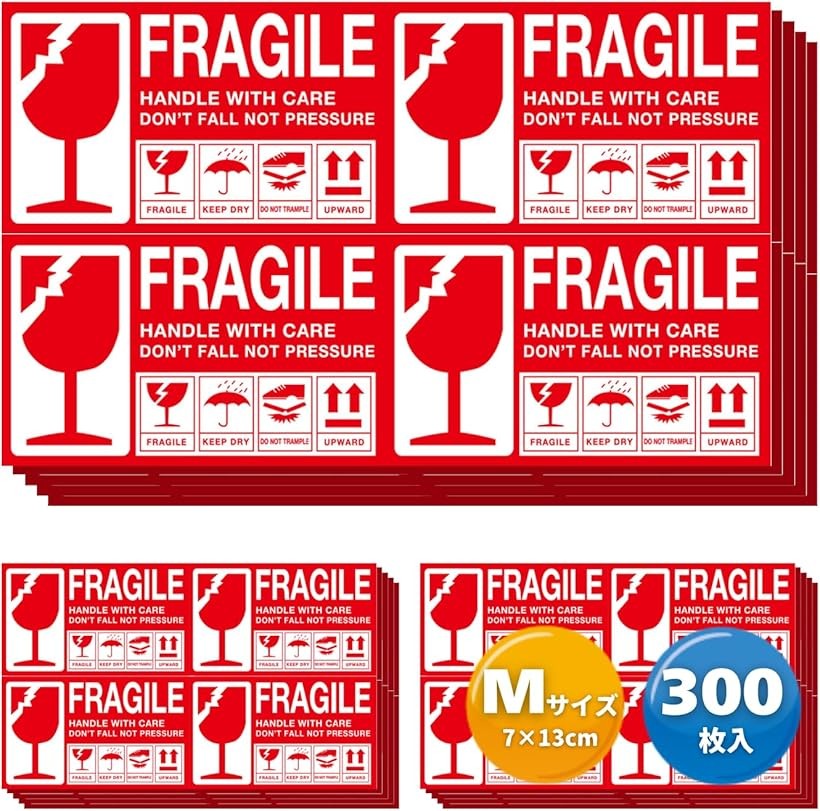 バリエーションコード : 2bu8prprjd商品コード2buhckgqg8商品名互換品取扱注意シール ワレモノシール 壊れ物 梱包ラベル 荷札シール ND-0185-R02ブランドNYANDELMOサイズ等M（300枚）※ 他ネットショッ...