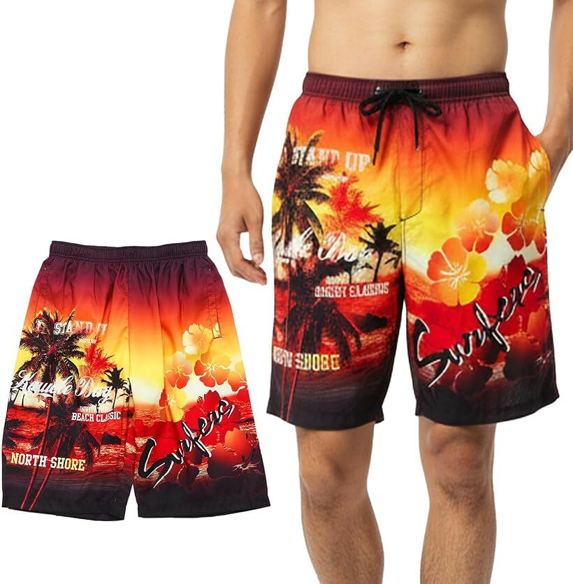 バリエーションコード : 2bj5j1w2g0商品コード2buyt0nt63商品名サーフパンツ メンズ スイムパンツ 海水パン 水着 海水パンツ 海パン ビーチ ハーフ スイムウェア 短パン メッシュインナー ポケット 速乾性 通気性 夏ブ...