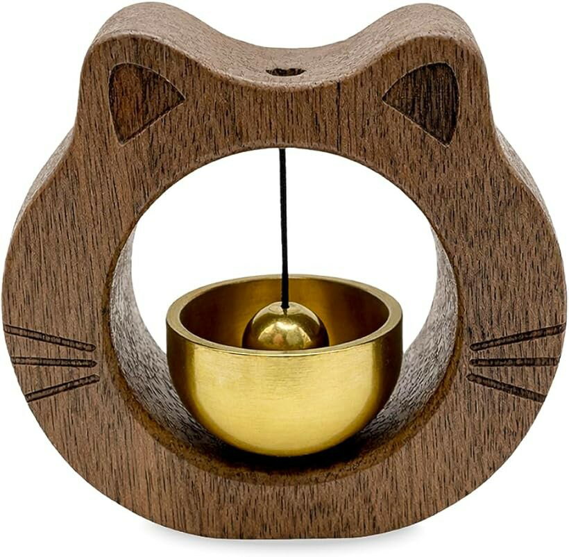 バリエーションコード : 2brwjrhdxx商品コード2brrj5l5sl商品名ドアベル 猫 鈴 木製 非電動式 玄関チャイム ドアチャイム 取付簡単 マグネット式 両面テープ付き 玄関 ホーム用 店舗用ブランドYUYカラーブラウンサイズ...