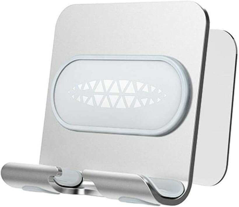 バリエーションコード : 2b4o0t3p54商品コード2b6n0ls92v商品名スマホ ホルダー 浴室 バスルーム 台所 キッチン 洗面所 寝室 壁掛け タブレット スタンド 貼付け 接着 角度調整 アルミ合金 1個セットブランドFume...