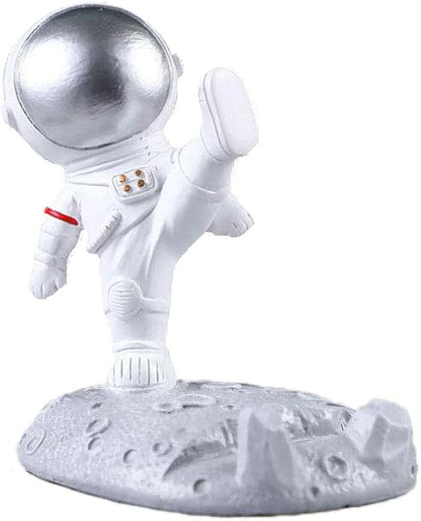 バリエーションコード : 2b6plw2f14商品コード2b6plxkdwi商品名スマホ ホルダー 宇宙飛行士 かわいい 卓上 置物 携帯電話 ホルダー スマホたて スタンド アストロノート 足シルバーブランドFumemoカラー足シルバー・...