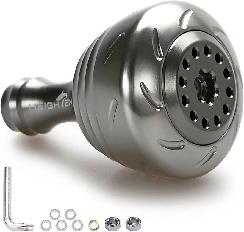 バリエーションコード : 2b268c2ugn商品コード2b40qspfs3商品名30mm リール ハンドル ノブ 4色 シマノ ダイワ 通用 Shimano Type A Daiwa Type S 用 Drum Series ガンメタル ...