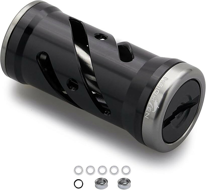 バリエーションコード : 2br9qy63go商品コード2b230h50qq商品名16mm リール ハンドル ノブ シマノ ダイワ 通用 Shimano Type A Daiwa Type S用 Vortex Series ブラック＆ガンメ...