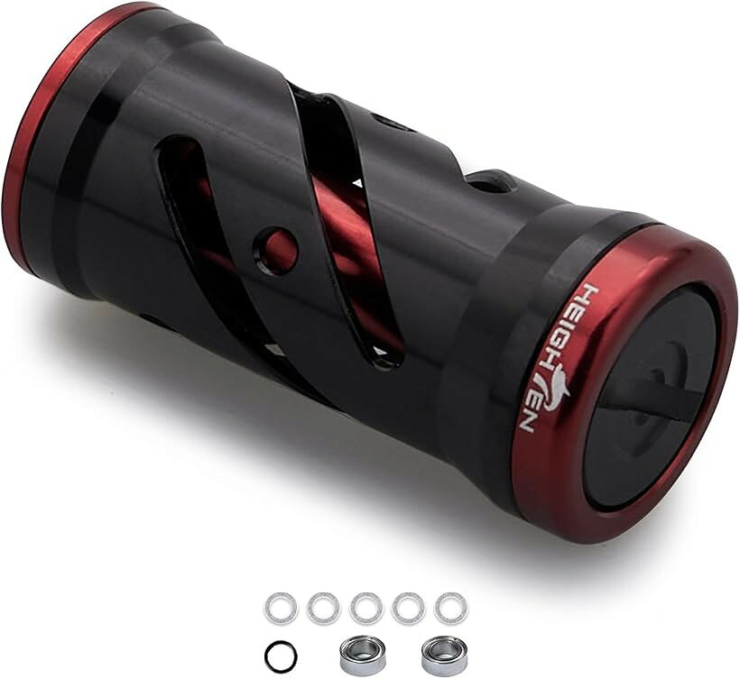 バリエーションコード : 2br9qy63go商品コード2b233ng9hl商品名16mm リール ハンドル ノブ シマノ ダイワ 通用 Shimano Type A Daiwa Type S用 Vortex Series ブラック＆ワイン...