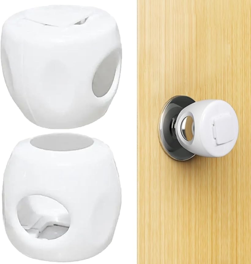 バリエーションコード : 2brod382qx商品コード2brod58cpl商品名ドアノブカバー 握り玉 球形ドアノブ用 フタ付き 誤開閉対策 子ども ペット対策 工具不要 ワンタッチ取付 室内ドア用ブランドルボナリエカラーホワイト球形ドア...