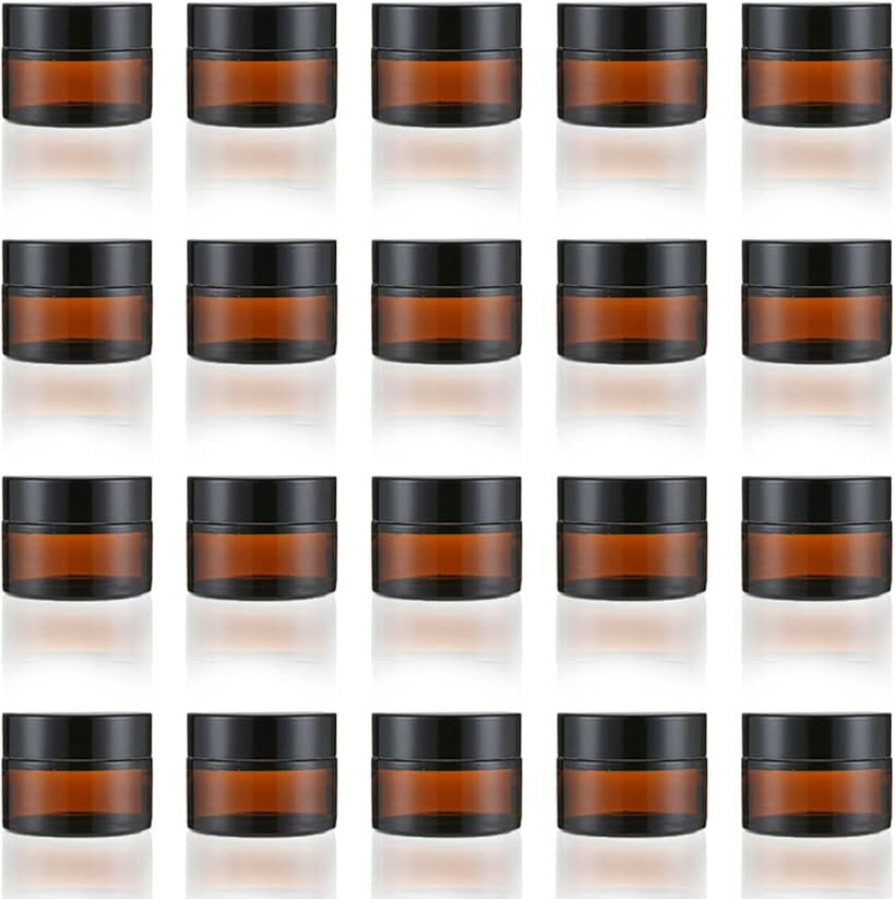 バリエーションコード : 2b2f2q0v0p商品コード2b2f2cfkgw商品名クリーム容器 遮光瓶 ガラス製 ジャー 詰め替え 保存用 中蓋付きブランドHIRAISMカラー茶色サイズ等30g， 20個「保存・詰め替え用に」ハンドクリーム...