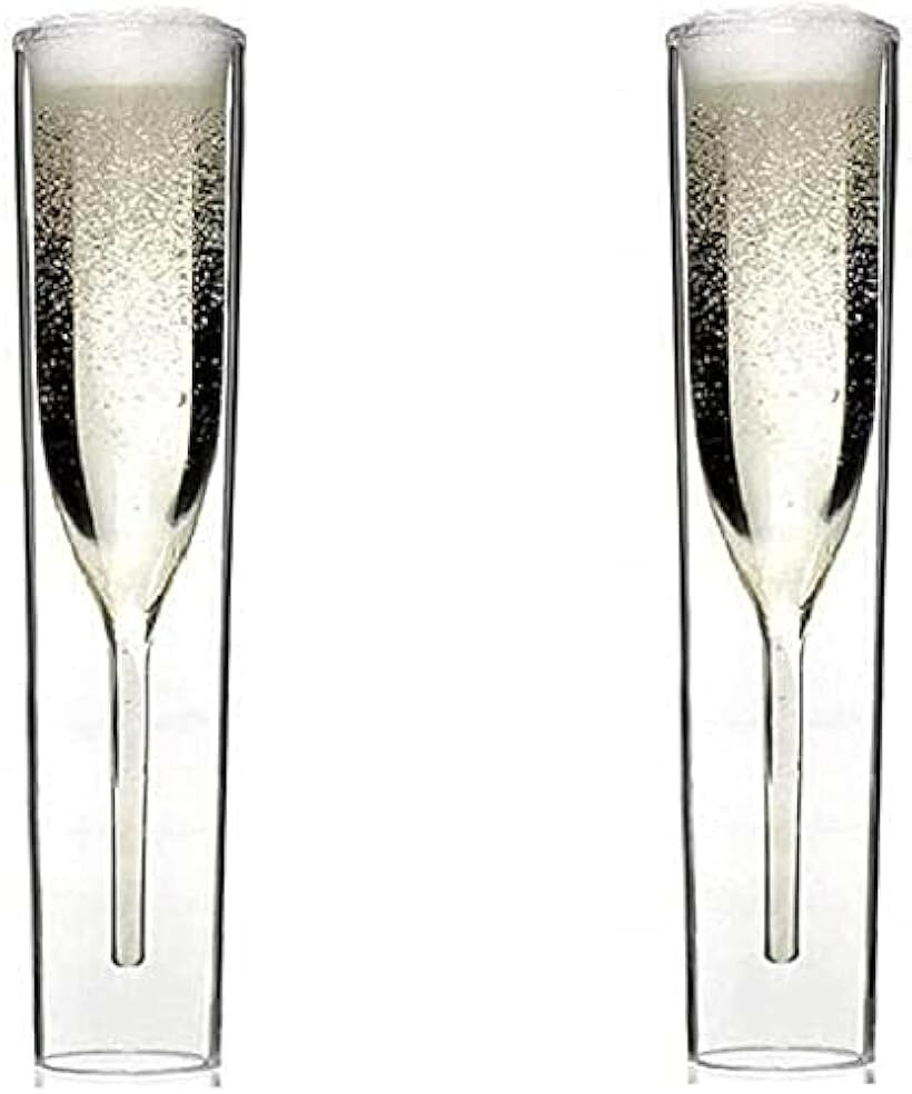 バリエーションコード : 2b4t43fqvr商品コード2b4t4rx024商品名ダブルウォール グラス シャンパ ン ロング グラス 二重構造 耐熱 特別な日の 乾杯 に 100ml 2個セット.ブランドmorning placeカラー2...