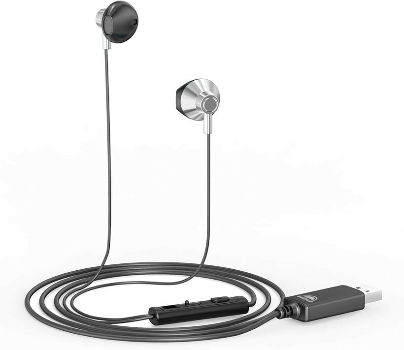 バリエーションコード : 2b6qipinux商品コード2b6qisc2c9商品名U200 ヘッドセット USB マイク付きイヤホン 有線 音量調節 全指向性 テレワーク Zoom用 約2.0m シルバーブランドokcscカラーシルバー・「...