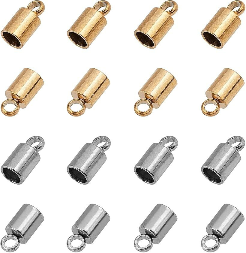 バリエーションコード : 2b4ll32n0g商品コード2b6pto1kvq商品名約40個 2色 内径3mm ステンレス エンドパーツ 304ステンレス エンドビーズ クリンプエンド コラムビーズ 接続パーツ ひも留め コードエンド ターミ...