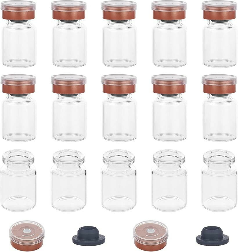 バリエーションコード : 2b4f3q1krd商品コード2b4f3g6kk2商品名50個 バイアル瓶 5ml ガラス瓶 ミニボトル 透明 バイアルボトル 小瓶 ゴム栓蓋付き 小物入れブランドOLYCRAFTカラー5ml・「パッケージ内容」こ...