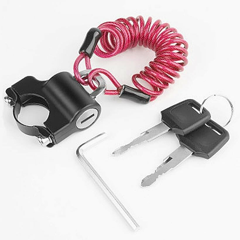 バリエーションコード : 2b4h4yvny6商品コード2b4h4424xs商品名ヘルメットロック ヘルメットホルダー盗難防止 バイク 自転車 鍵2つ 取付レンチ 1.5mスプリングワイヤー付き 赤ブランドTradeWindカラー赤・vバイ...