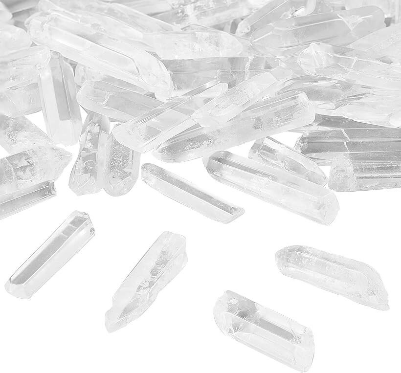 バリエーションコード : 2b4d0cv6rh商品コード2b462h5doo商品名約35個 水晶ビーズ 六角柱 砕石 穴なし ビーズ ジュエリー DIY用工芸用品ブランドOLYCRAFTカラー水晶・「サイズ」幅約10～13mm、長さ35～4...