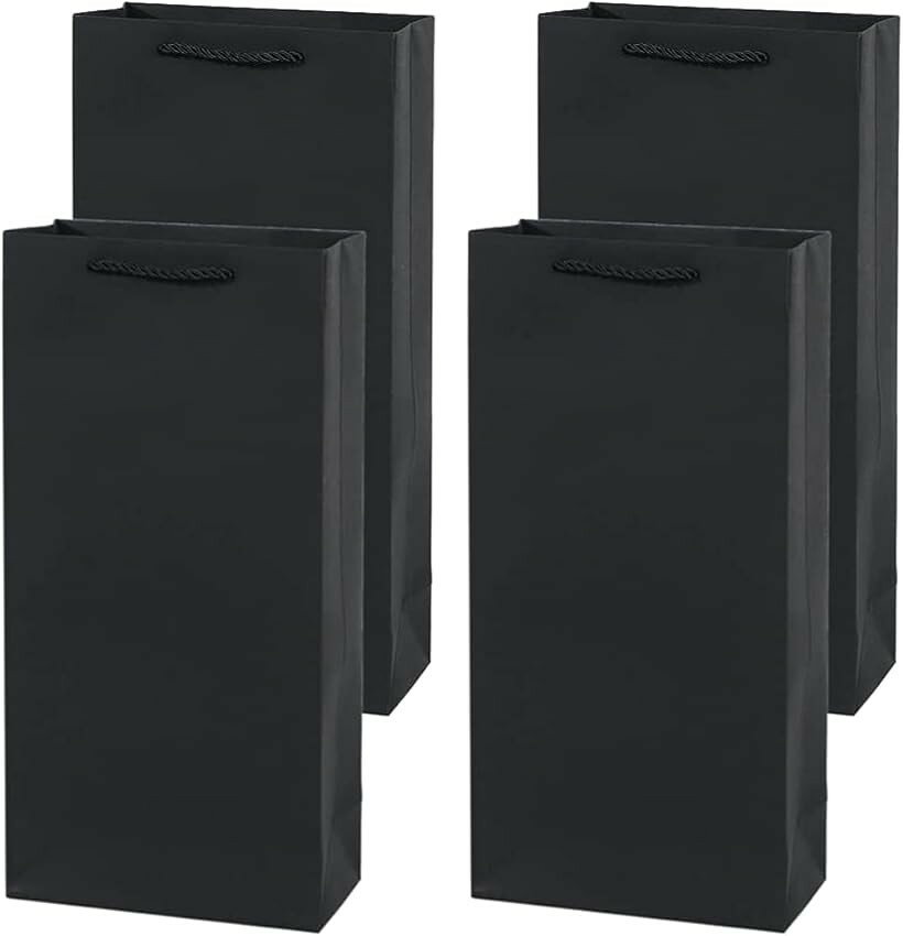 バリエーションコード : 2b4ud69l2t商品コード2b425n3f43商品名ワインバッグ カラーチャームバッグ ボトルバッグ ギフトバッグ 紙袋 手提げ袋 プレゼント 2本用 4枚 セットブランドTKYカラーブラック「丈夫なワインバッ...