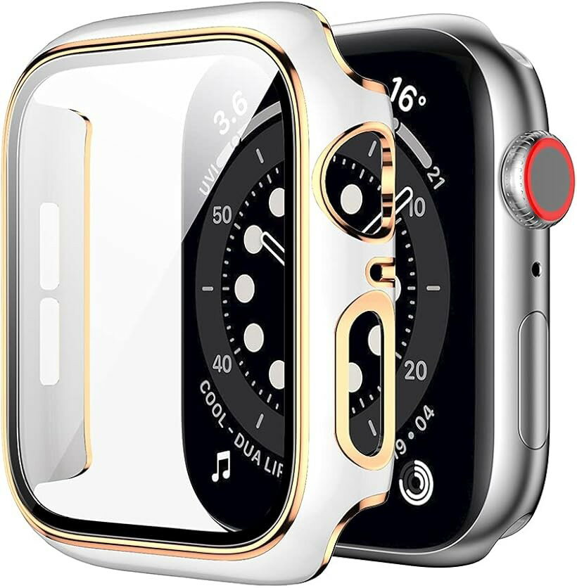 バリエーションコード : 2b4u4h909j商品コード2b4uikt233商品名アップルウォッチ カバー apple watch ケース 高級仕様 保護ブランドPellforiaカラー白+ローズゴールドラインサイズ等40mm・あなたのAp...
