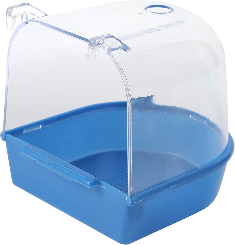 バリエーションコード : 2b4qw6dp9y商品コード2b4rsrxi84商品名水浴び容器 バードバス 小鳥 水浴び お風呂 インコ 文鳥 ケージ 鳥かご 取り付け 小鳥用ブランドTKYカラーブルー「水はねしにくい設計」蓋つきの水浴び用容...